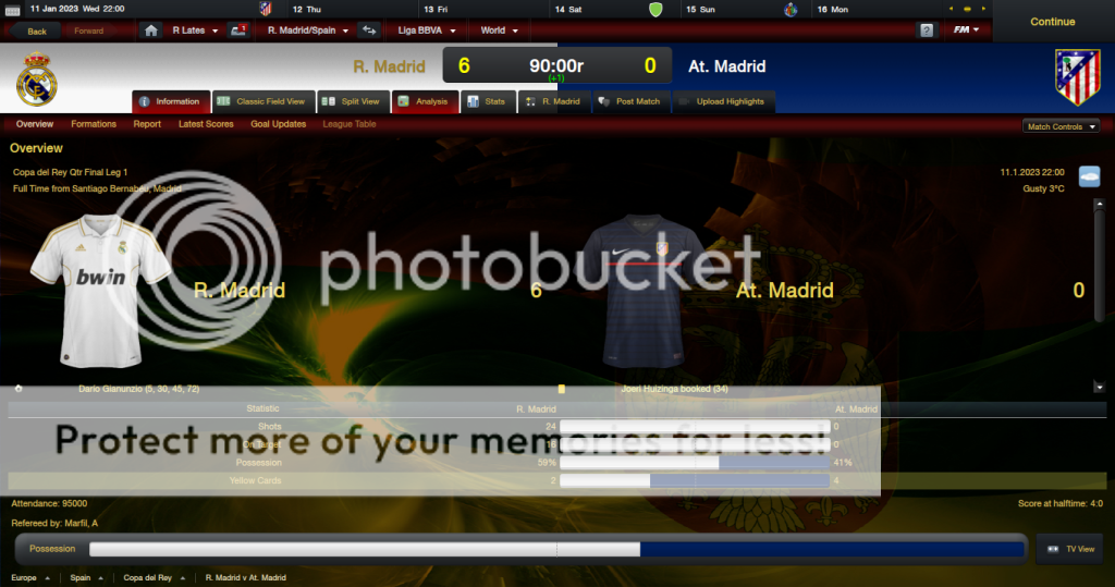 Mr Hough Rolls Back The Years FM12 (18 นัด 93 ประตู เสีย 5) - Tactics ...