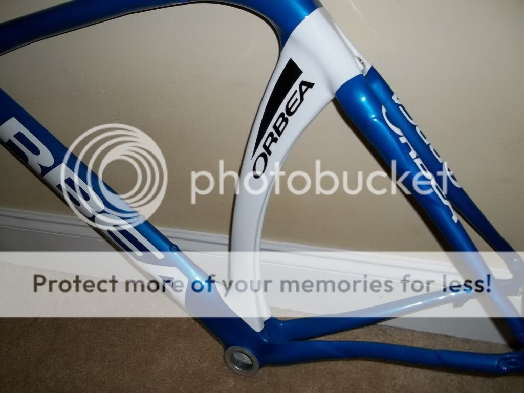 Orbea Ora Frameset w/pics Blue and White - $850 shipped - Classifieds ...